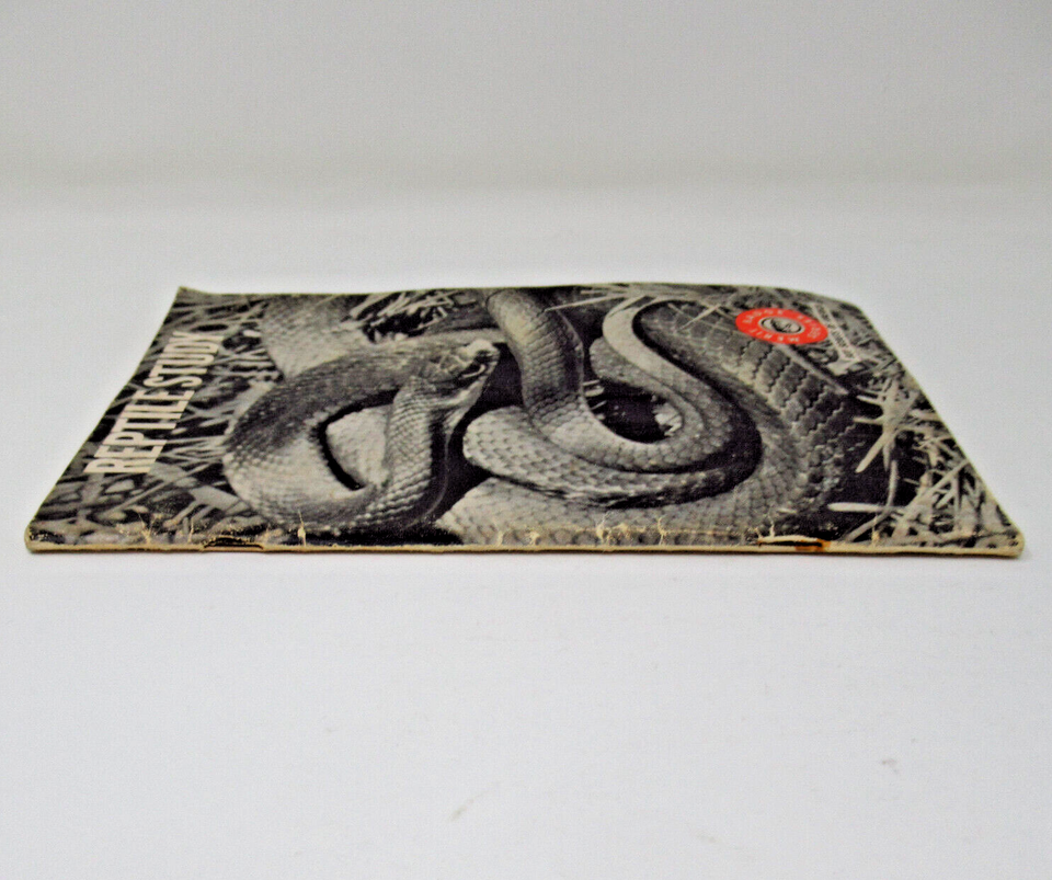 Reptile Study Merit Badge Book Boy Scouts of America Vintage Handbook ...