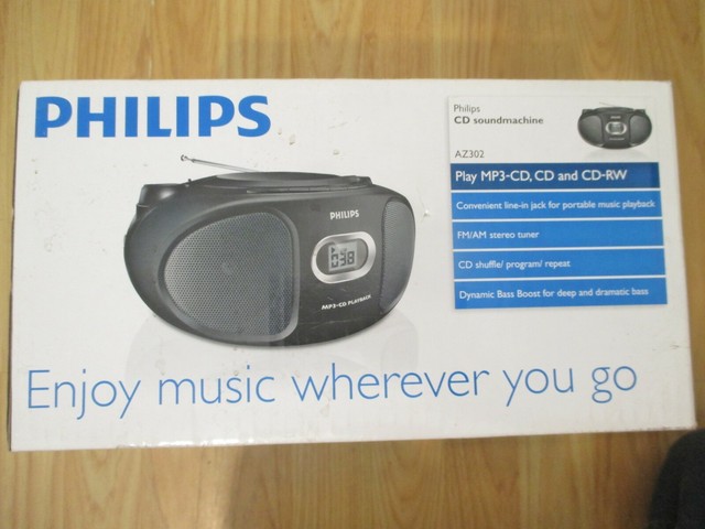 Philips AZ302 CD/Radio Boombox for sale online | eBay