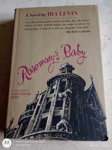 1967 (SEPT) 1ST EDITION/5TH PRINT ROSEMARYS BABY IRA LEVIN HC/HARDCOVER ...