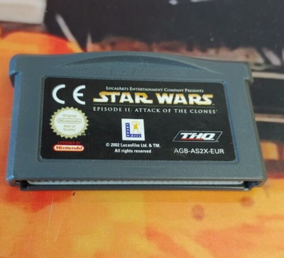 Star Wars Attack of the Clones Nintendo Gameboy Advance (Modul) working ...