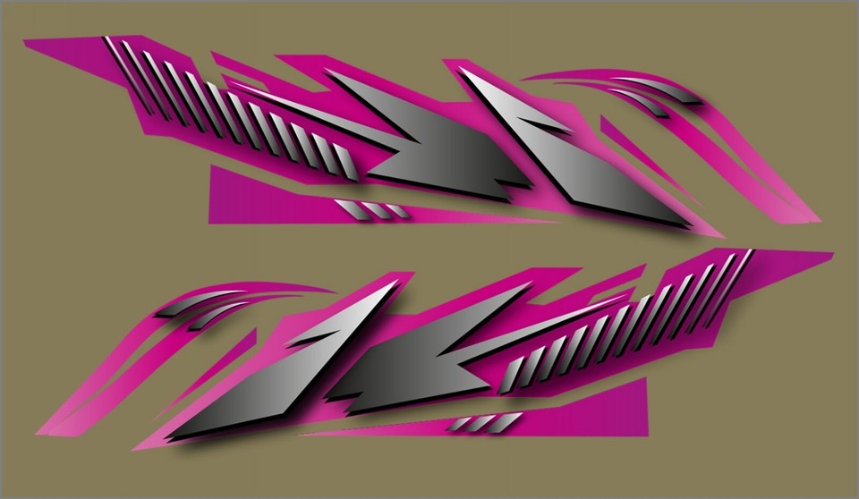 Racing Stripes Car Side Wrap Color Graphics Custom Livery Car Body ...