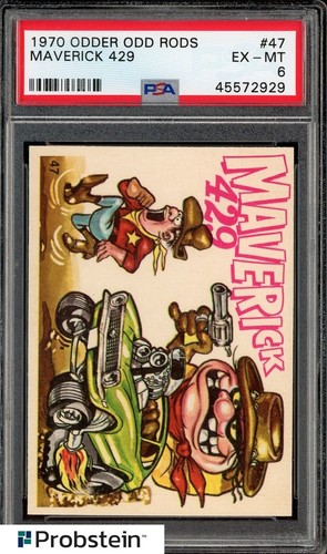1970 Odder Odd Rods Maverick 429 #47 _PSA 6 EX-MT | eBay