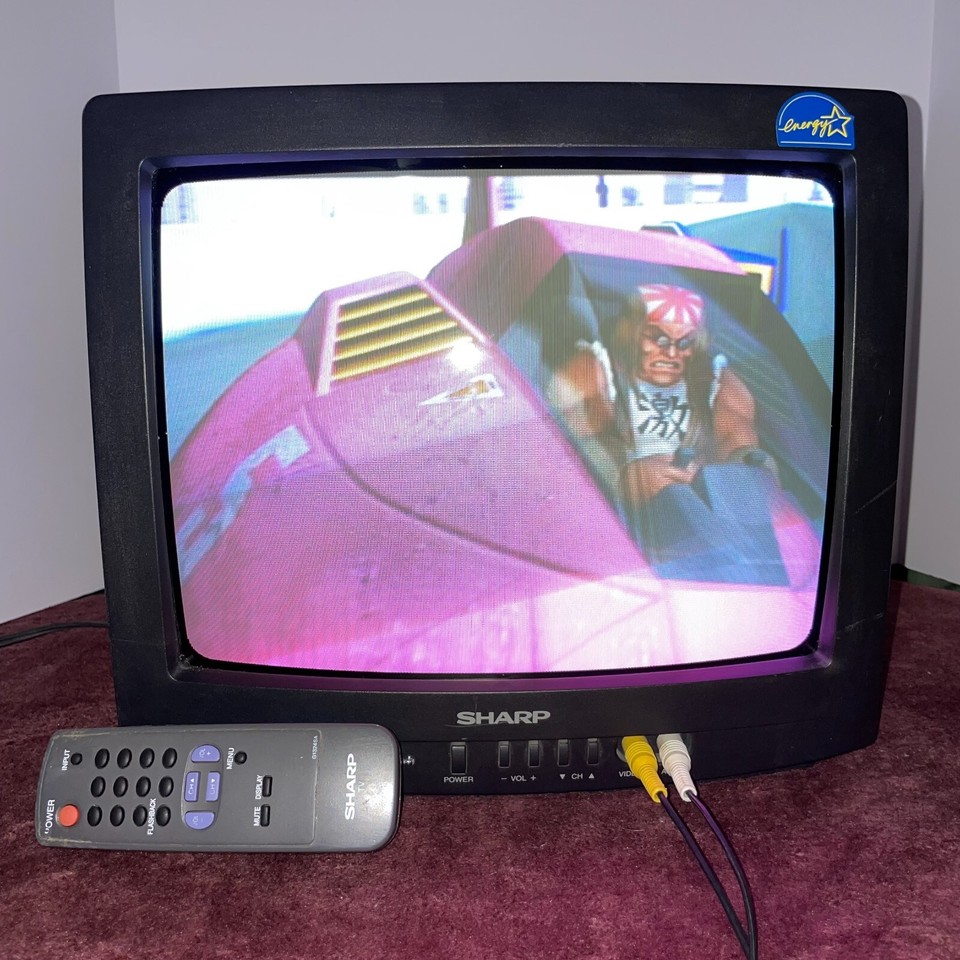 Sharp CRT TV 13" 13K-M100 Black Tube OEM Remote Tube | eBay