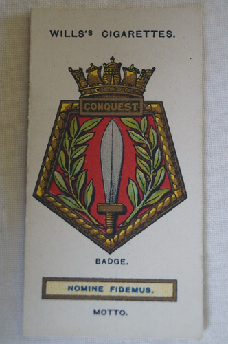 Ships Badges Vintage 1925 Pre WWII Wills Classic Collector Card ...