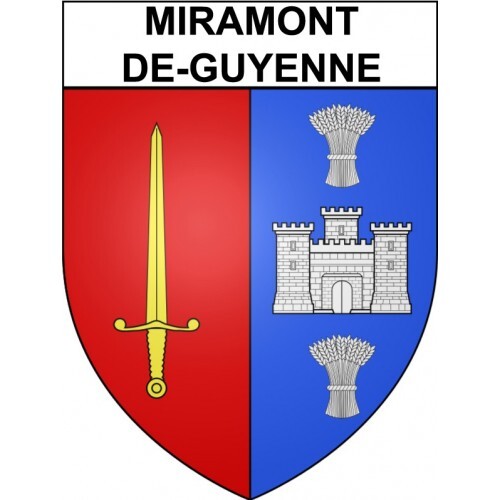 Miramont-de-Guyenne 47 ville Stickers blason autocollant adhésif | eBay