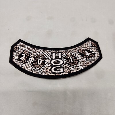 2014 HOG membership rocker patch HARLEY DAVIDSON OWNERS GROUP HD MC | eBay