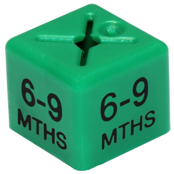 100x Garment Clothes Marker Size Number Color Size Cubes For Hanger ...