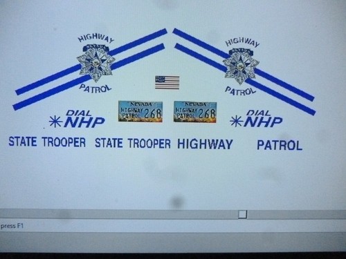 Nevada Highway Patrol State Trooper Patrol Vehicle Decals 1:64 2 for 1 ...