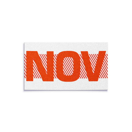 NOVEMBER - California License Plate RED Month Sticker - DMV ...