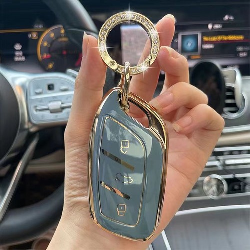 TPU Remote Key Fob Case Cover For MG ZS EV 2022 HS MG3 MG5 MG6 MG7 Grey ...