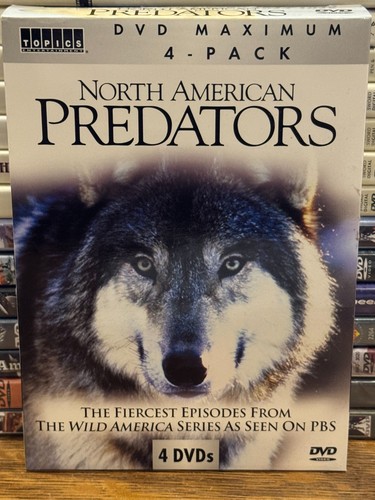 North American Predators: Wild America PBS Series Episodes Deluxe 4 DVD ...