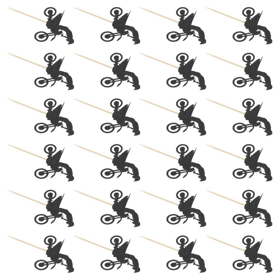 36Pcs Themed Cake Toppers Dessert Ornament Cake Layout Prop (Random ...