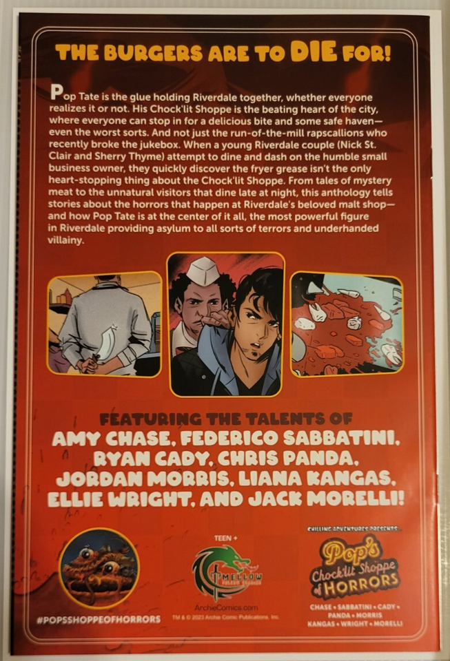 Archie Pops Chock'Lit Shoppe of Horrors #1 Zapata Purple Metal Variant ...