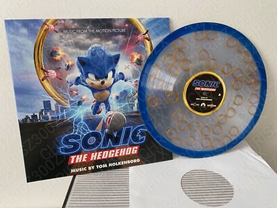 Sonic The Hedgehog Gold Ring Filled Original Movie Vinyl Record ...