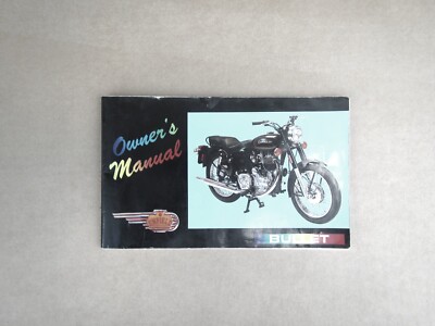 Royal Enfield Bullet 500 & 350 Factory Owners Manual | eBay