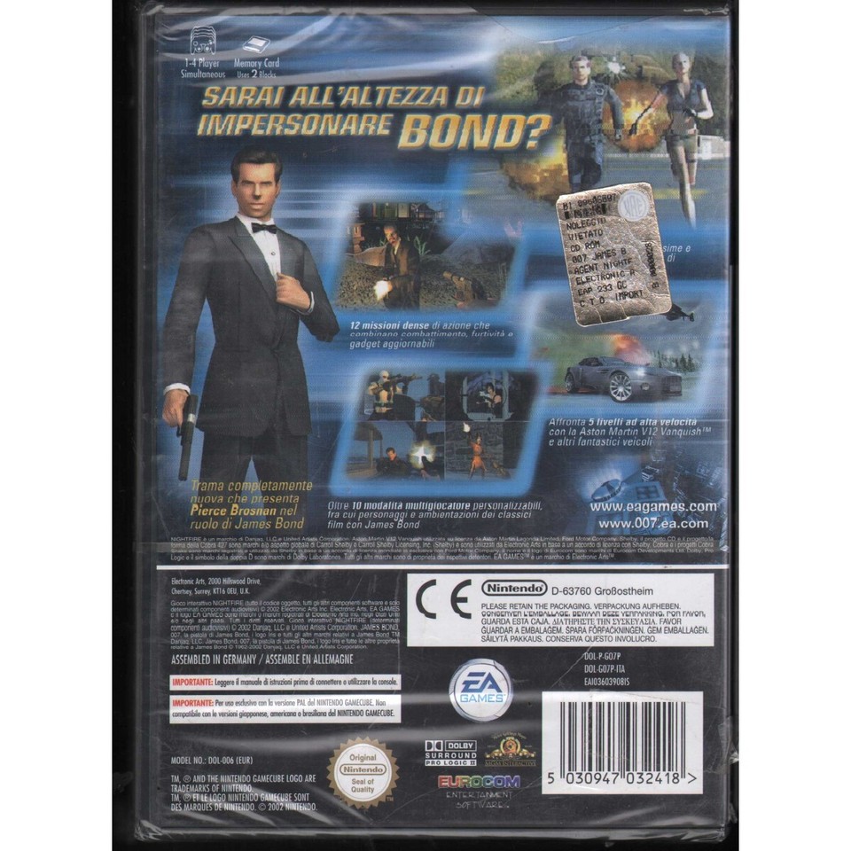 James Bond 007 Nightfire Nintendo Gamecube Scellé 5030947032418 | eBay