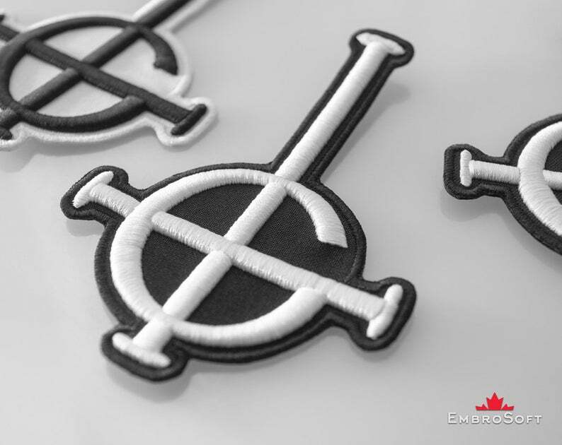 3D PUFF Custom Embroidered Patches Iron / Sew On Backing | eBay