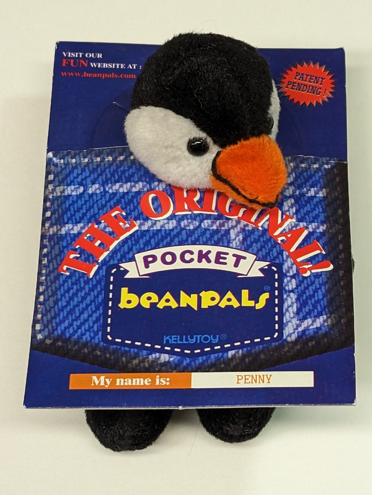 NOS The Original Pocket Beanpals Cracket Parrot Bird Kellytoy 1996 ...