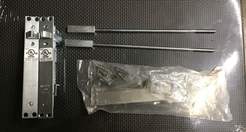 Hager 292D US32D Automatic Flush Bolt Set For Metal Doors | eBay