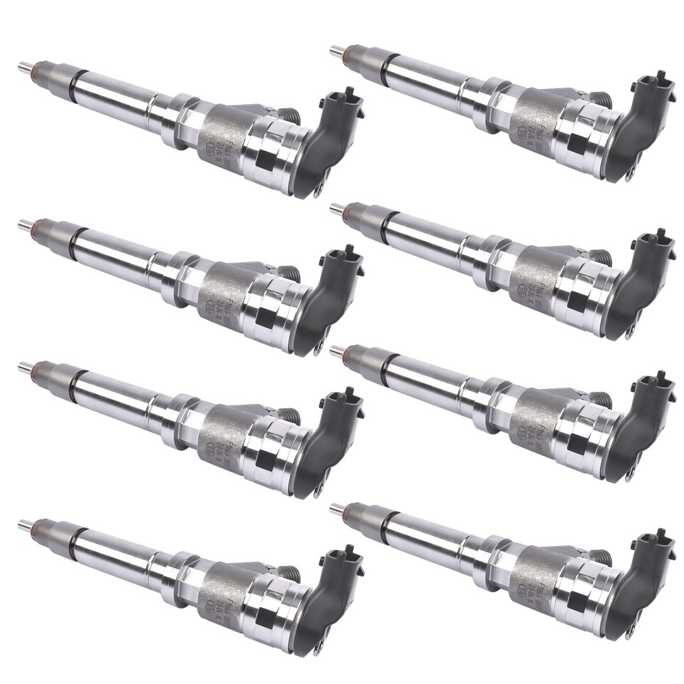 Set of 8 Diesel Fuel Injectors for 2007-2010 6.6L LMM Chevy GMC Sierra ...