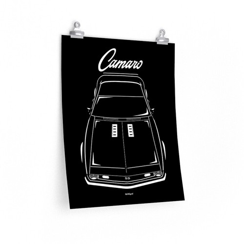Chevrolet Camaro SS 1st gen 1968 Poster - Print Garage Decor Wall Art ...