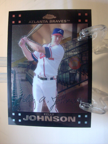 2007 Topps Chrome Baseball Card #236 Kelly Johnson (92940) | eBay