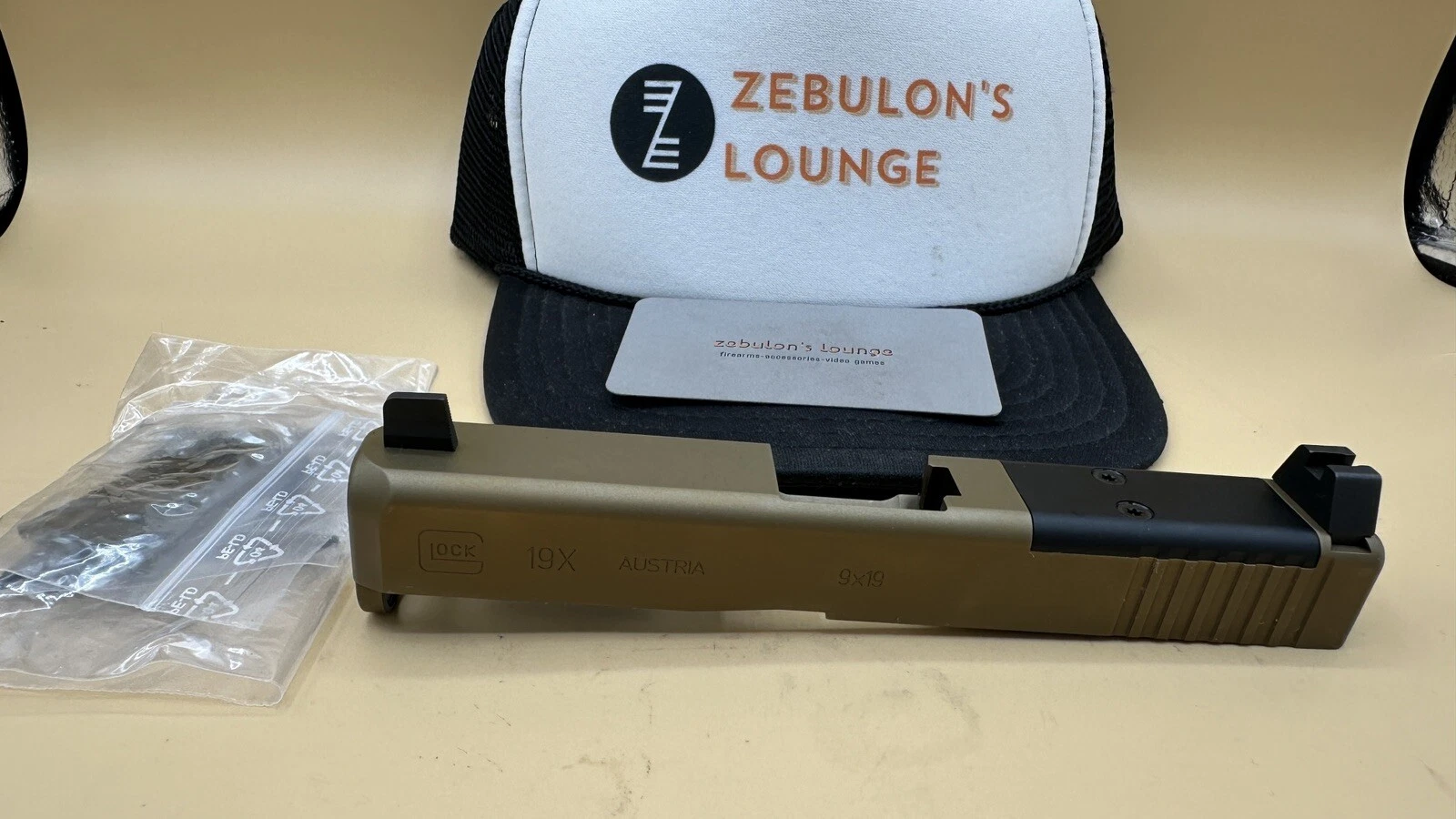 OEM Upper Assembly Glock 19X MOS 9mm G19X Austria Coyote SLIDE & RECOIL ...