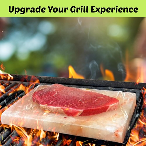 Rock Salt Block Himalayan cooking Plate Natural Pink Salt Slab Grilling ...
