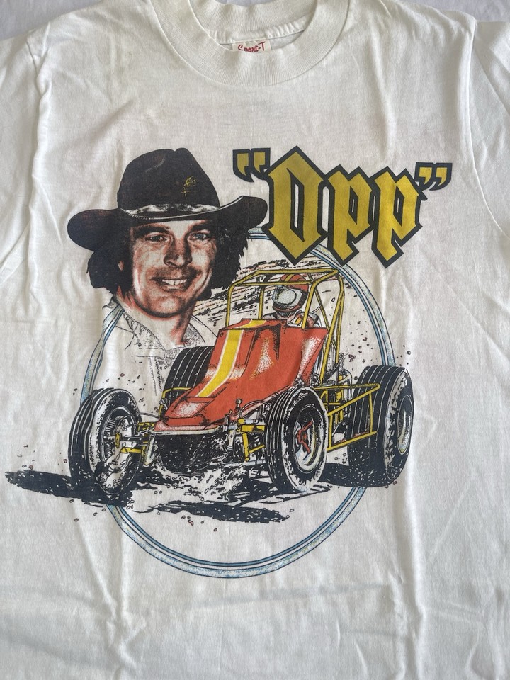 Vintage 1970s Jan Opperman “OPP” Signed Sprint Car T Shirt Size Small ...