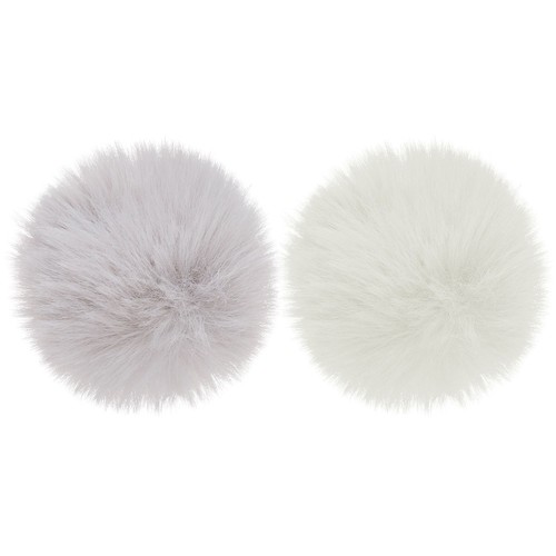 2Pcs Bunny Tail Fluffy Accessory for Women Rabbit Costume Party Props ...