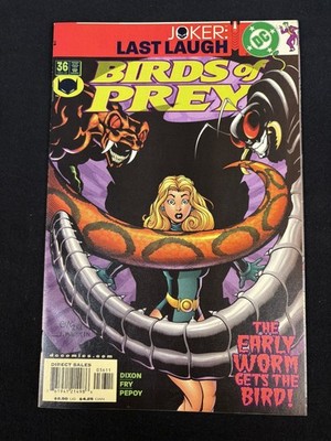BIRDS OF PRAY NO 36 DC COMIC BOOK DEC 2001 COMICS ART Y2K CANARY JOKER ...