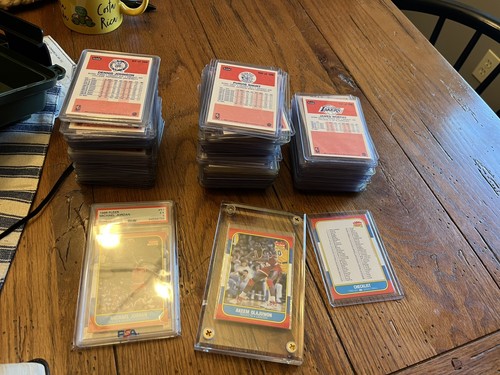 1986 Fleer basketball complete set WITH PSA RATED AUTHENTICATED JORDAN ...
