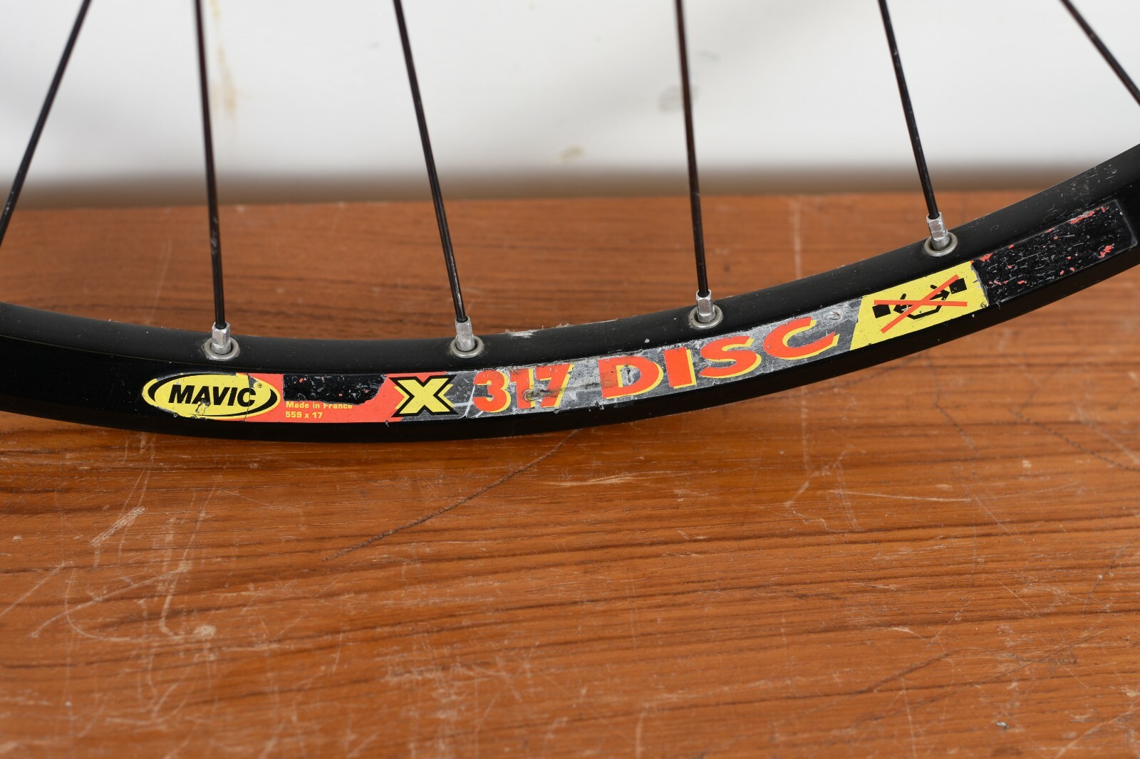 MAVIC X 317 FRONT WHEEL 26” INCH DISC WHEEL MTB HUB THRU | eBay