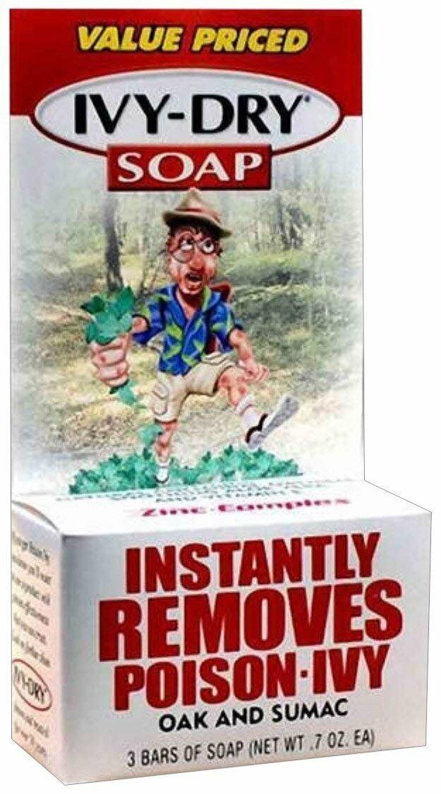 Ivy-Dry Soap Zinc Complex Removes Poison-Ivy Oak and Sumac 0.7 Fl Oz ...