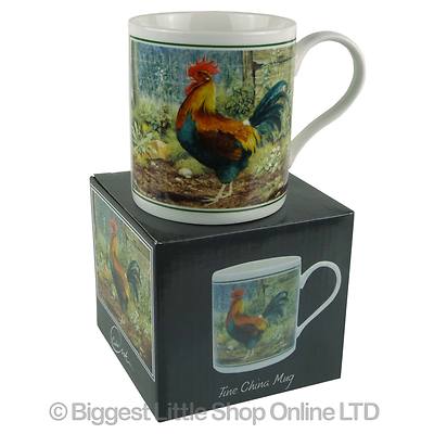 NEW Fine China Rooster MUG/CUP by Cachet Farmyard Collection Cockerel ...