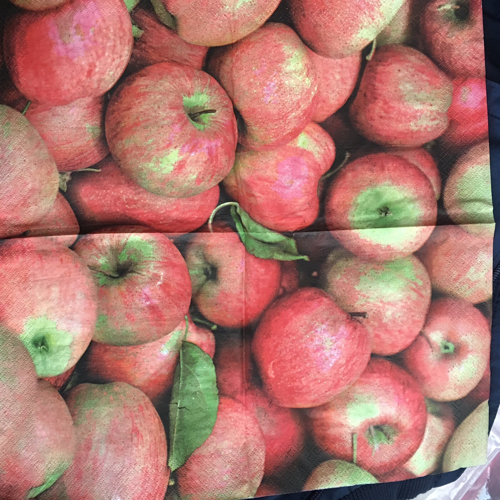 5 Paper Party Napkins Orchard Apples Pack of 5 3 Ply Tissue Serviettes ...