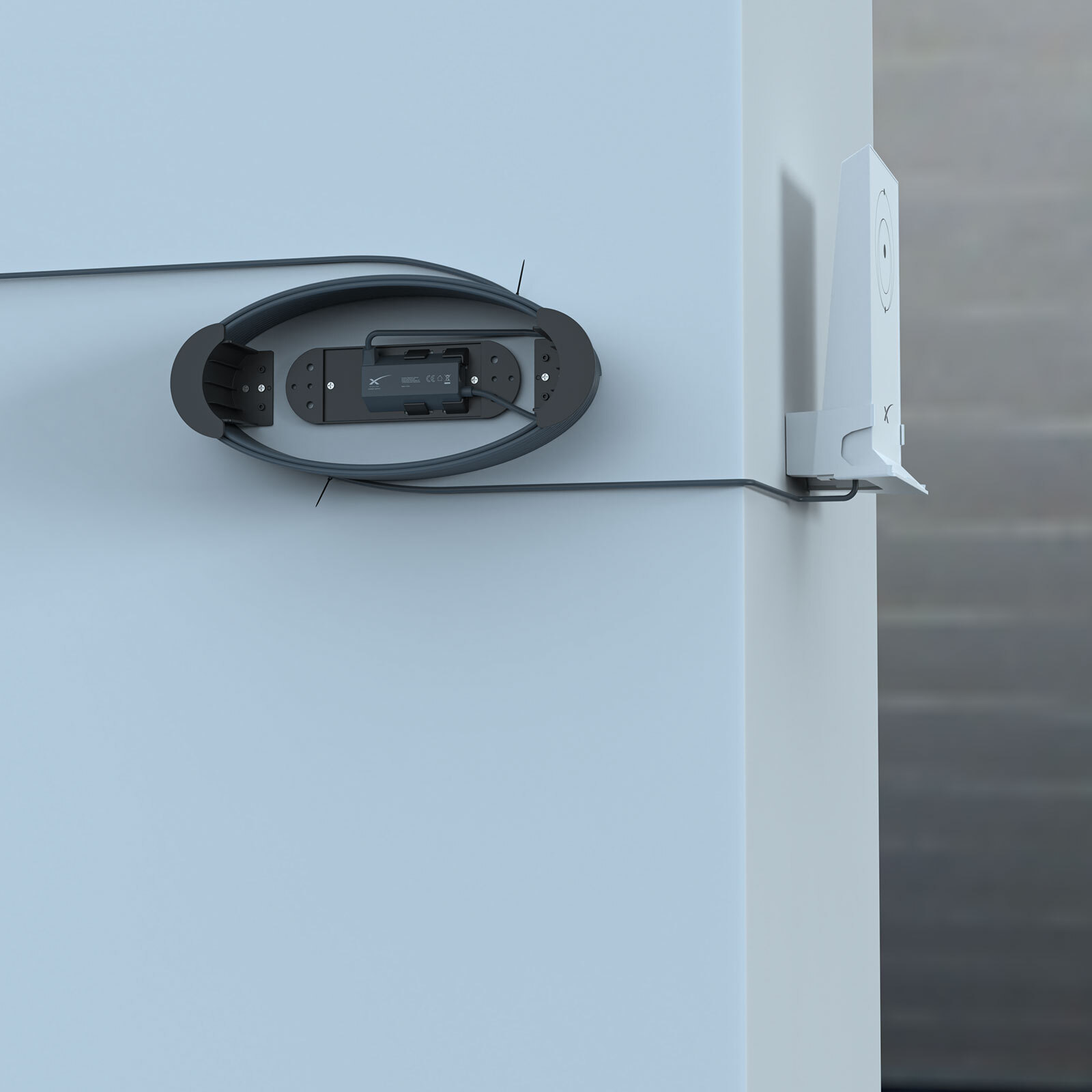 Wall mounted storage rack for Starlink Mesh Router V2 Ethernet Adapter ...