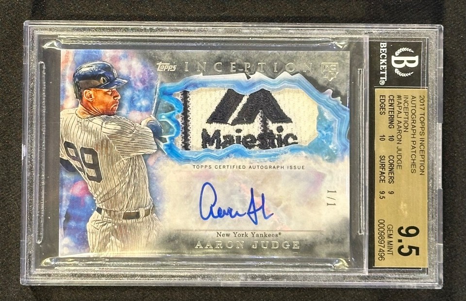2017 Topps Aaron Judge RC Autos LOT - featuring Chrome Update ...