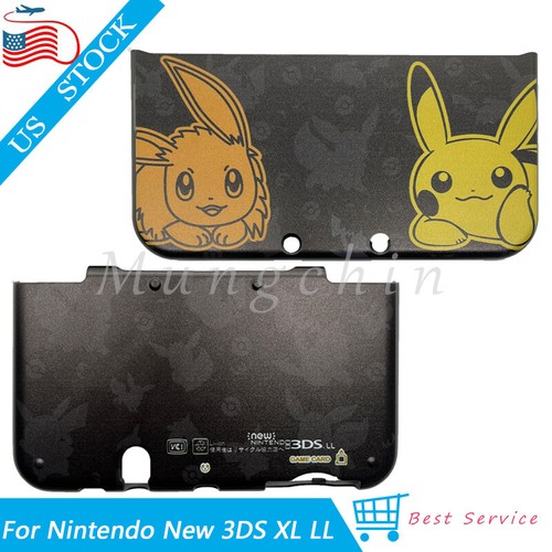 For Nintendo New 3DS XL 3DS LL Let's go Top & Bottom Shell Protective ...