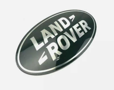 Land Rover Grille Badge - 86mm x 43mm - Green & Silver - LR053190 | eBay UK