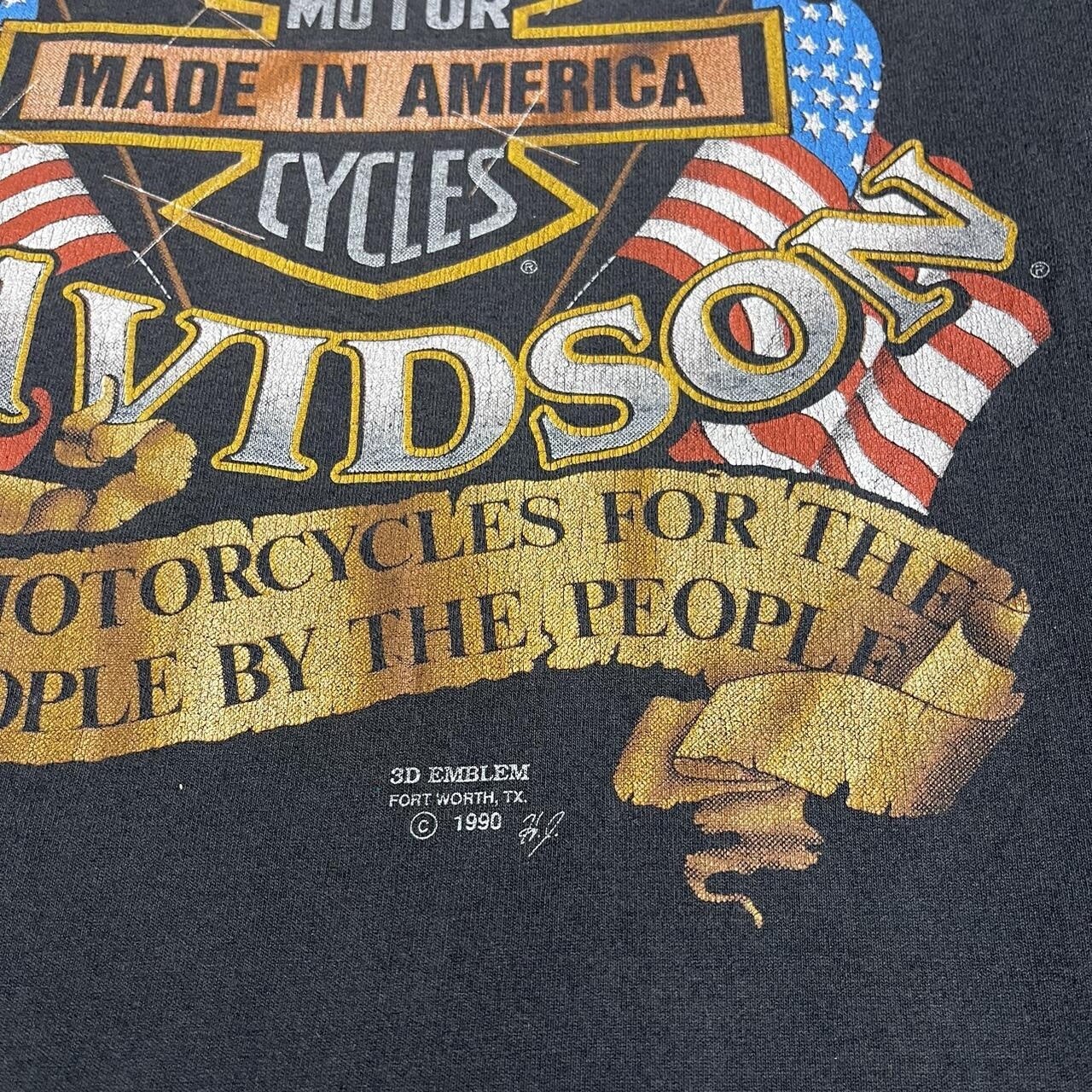 1990 Harley Davidson 3D Emblem For By The People USA … - Gem