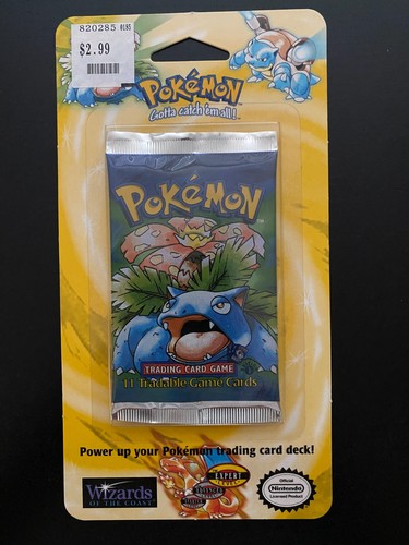 Pokemon Blister Pack 1st Edition Base Set 1999 Venusaur Booster Pack | eBay