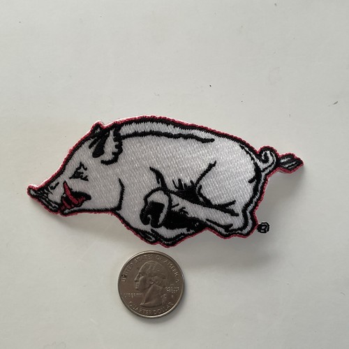 Arkansas Razorbacks vintage IRON ON PATCH 4” X 2” Hogs | eBay