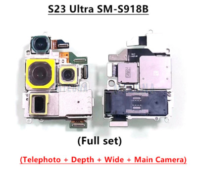 Camera Set For Samsung Galaxy S23 Ultra 5G SM-S918B S23U Rear Camera ...
