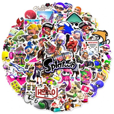 50pcs Splatoon 3 Stickers Stickers Decal Merch Waterproof - US Seller ...