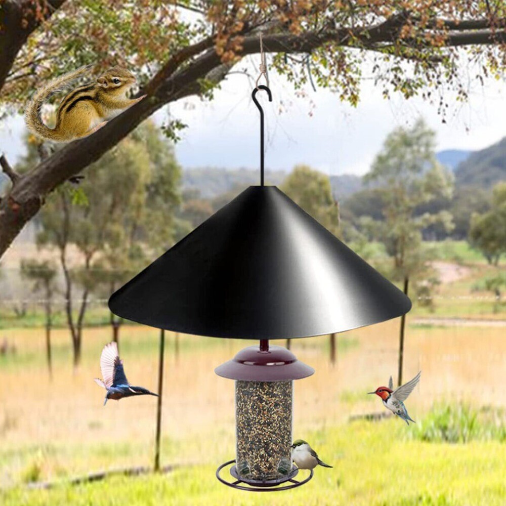 Universal Bird Feeder Pole Protector Protective Shield Garden Yard ...