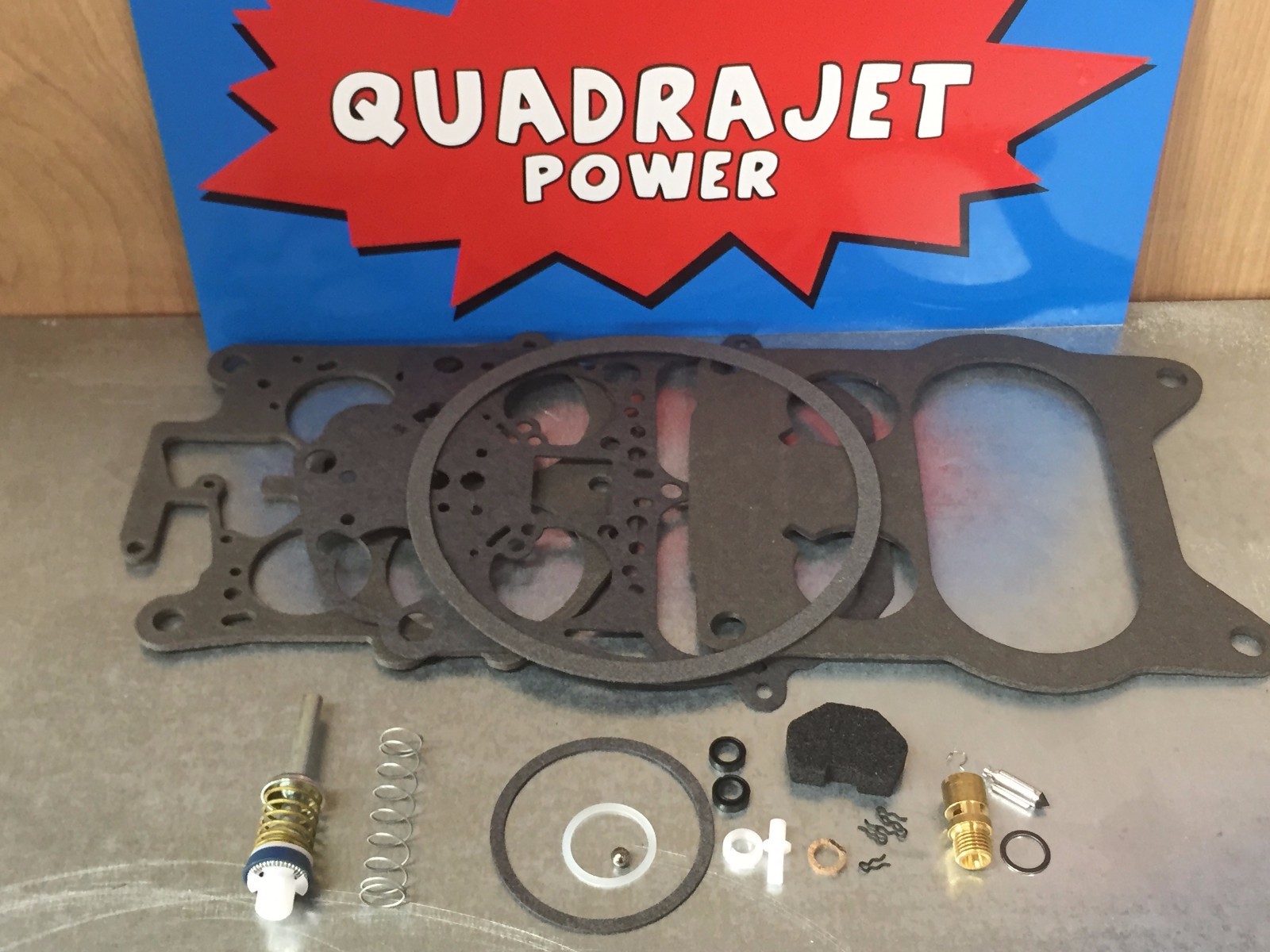 Quadrajet Rebuild Kit. Buick 77-87, Chevrolet 87, Chevy GMC 77-78,Olds ...