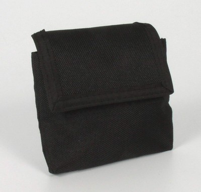 EMPTY BLACK FIRST AID CORDURA POUCH WITH BELT LOOP -EXTRA SMALL -4" x 3 ...