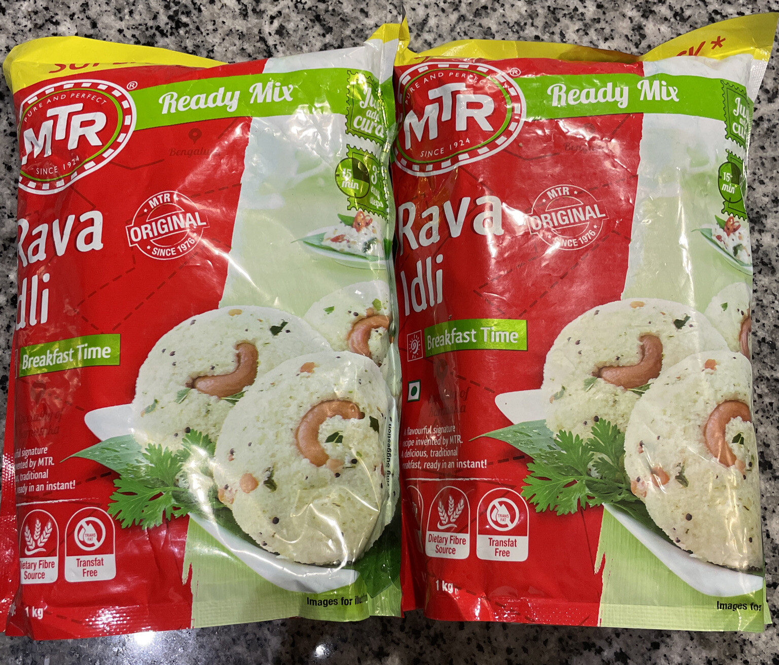 2 Instant Ready Rava Idli Mix For Healthy & Wholesome Breakfast, 1kg/35 ...