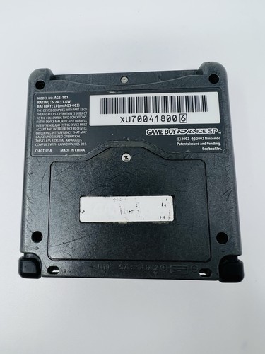 Nintendo GameBoy Advance, GBA SP AGS-101 Graphite System -- with a ...
